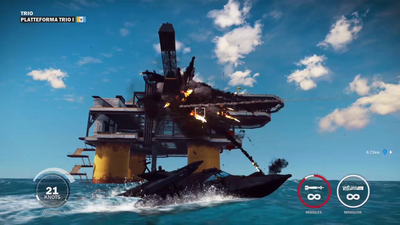 Just Cause 3 I love this boat - YouTube
