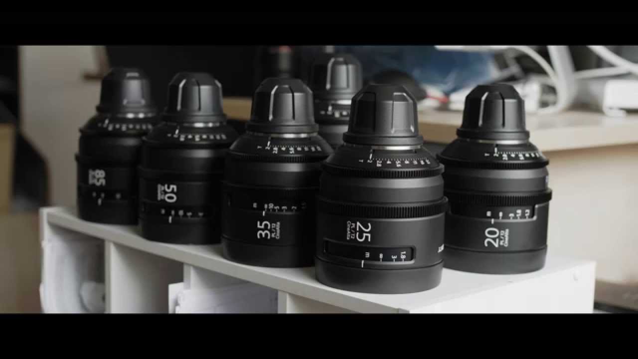 Sony Cinealta PL Prime Lens Set Unboxing - YouTube