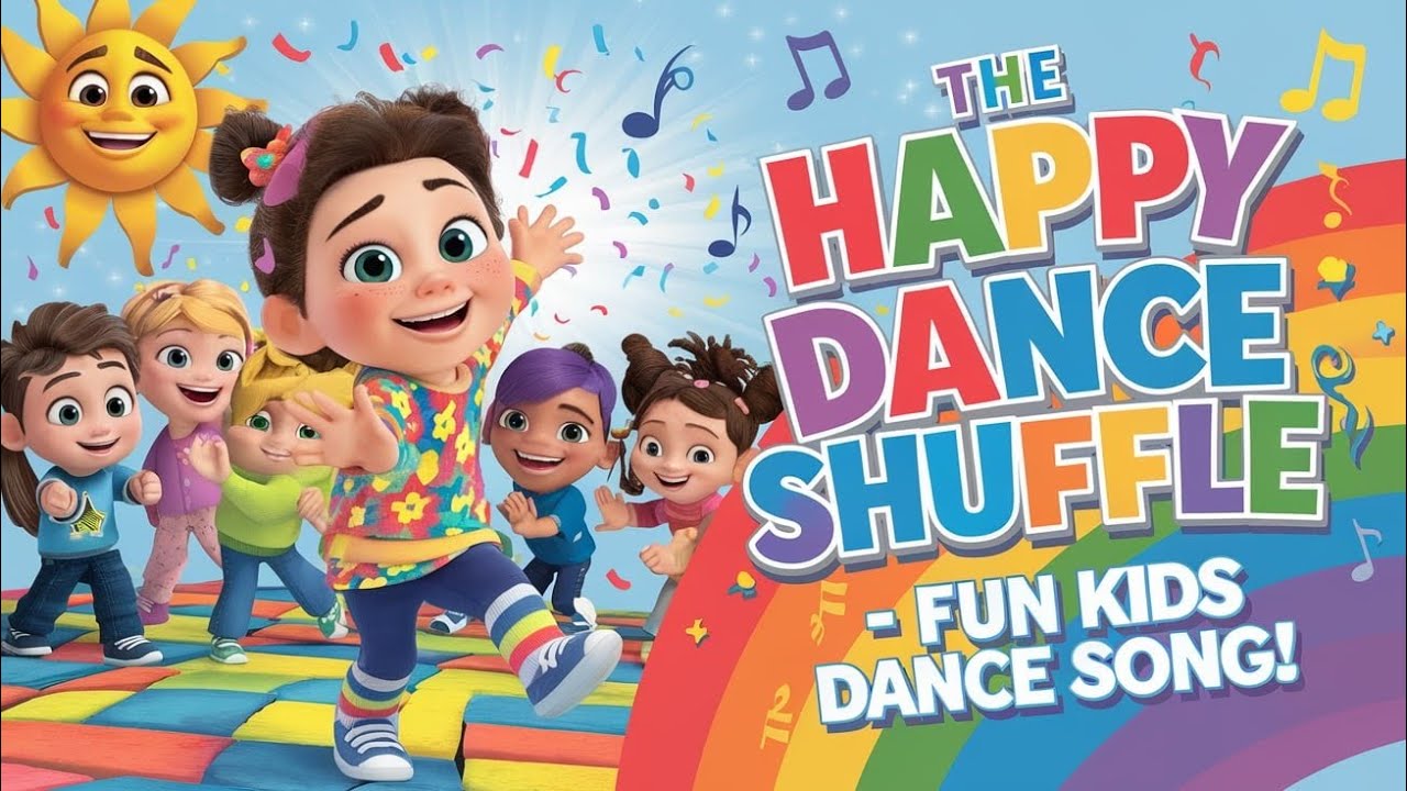 Happy Dance Shuffle Song | Fun Kids Dance Song | #Nurseryrhymes #Kids ...
