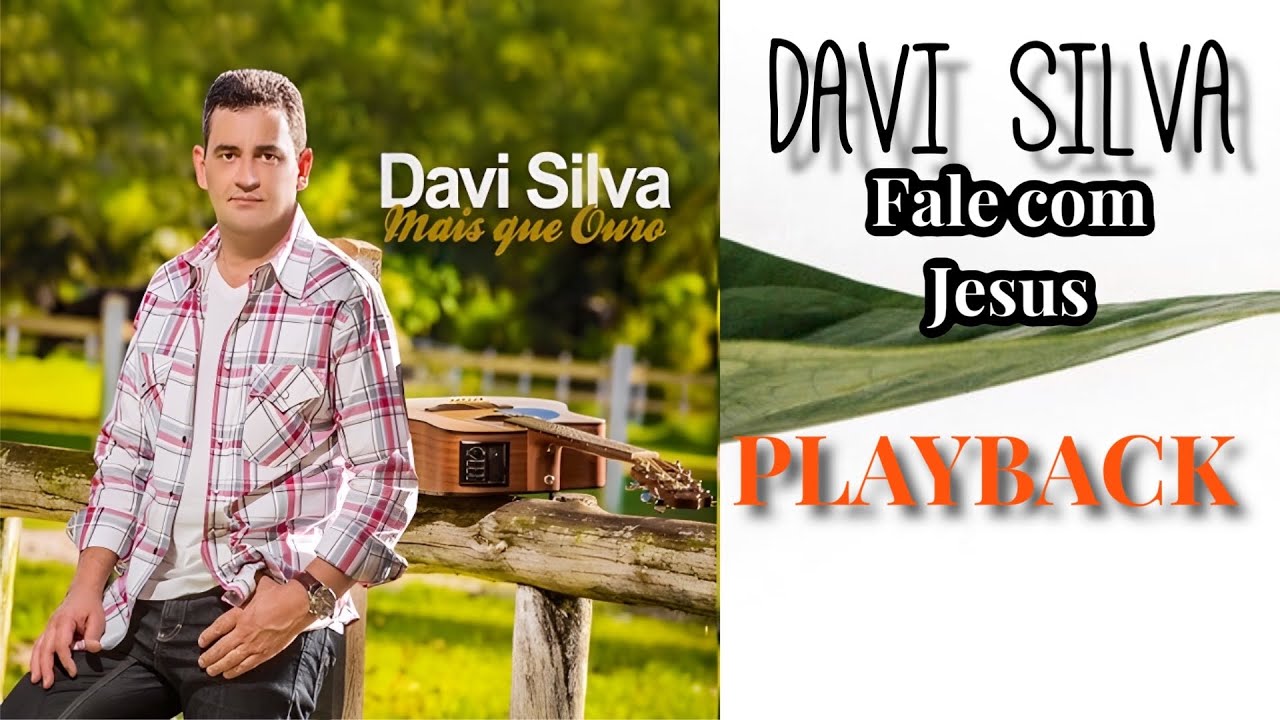 FALE COM JESUS | DAVI SILVA == PLAYBACK - YouTube