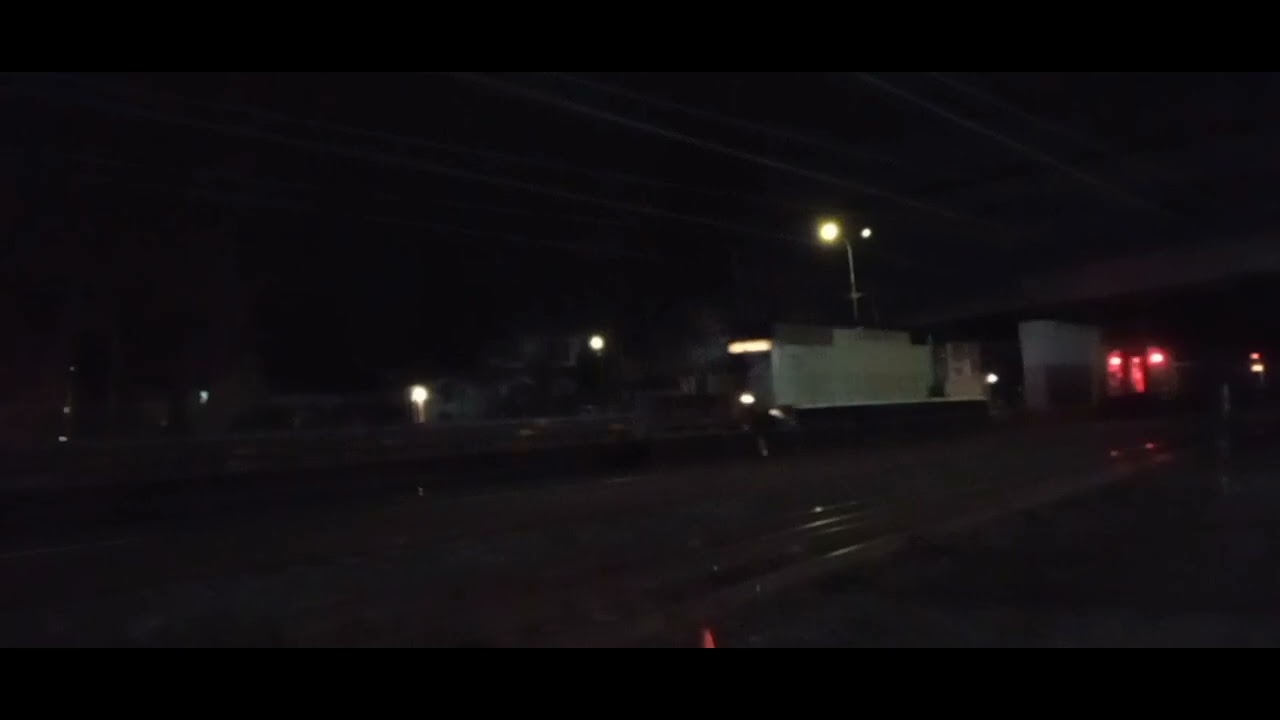 CAT POWER!! Amtrak work train rolling southbound through Newark DE ...