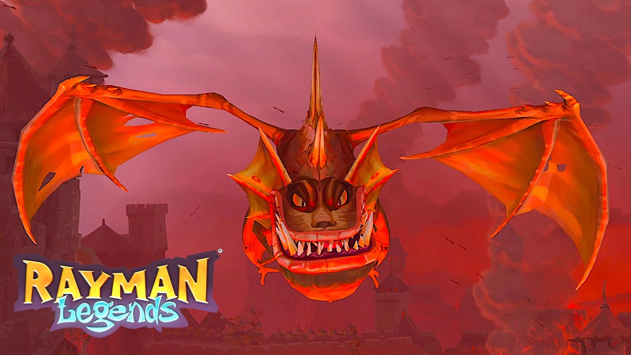 Rayman Legends | Medieval Dragon | Boss Fight (4K) - YouTube