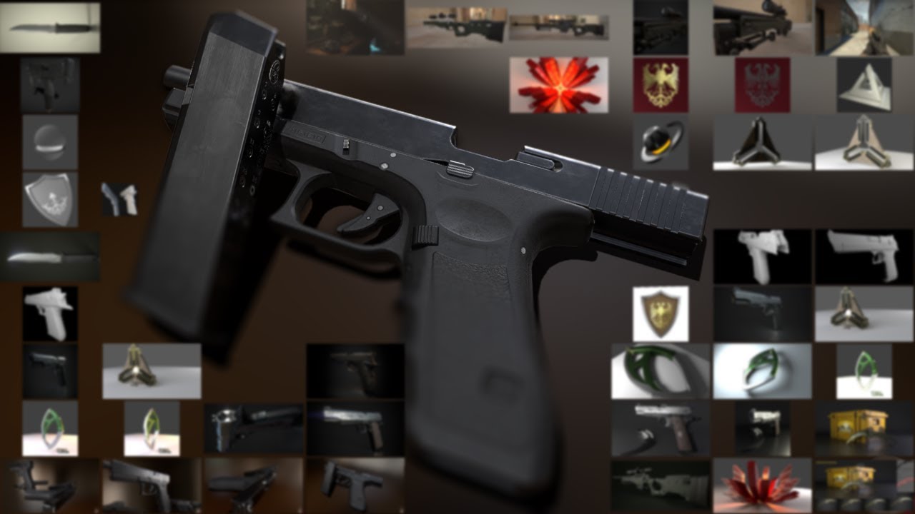 My 2018 3D modeling progress - YouTube