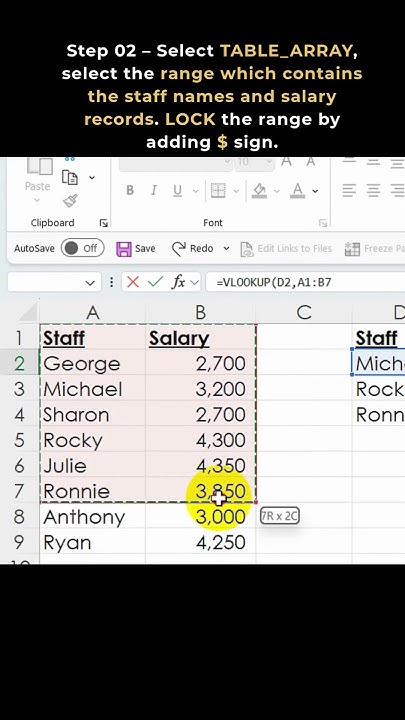 VLOOKUP Excel Tutorial for Beginners - YouTube