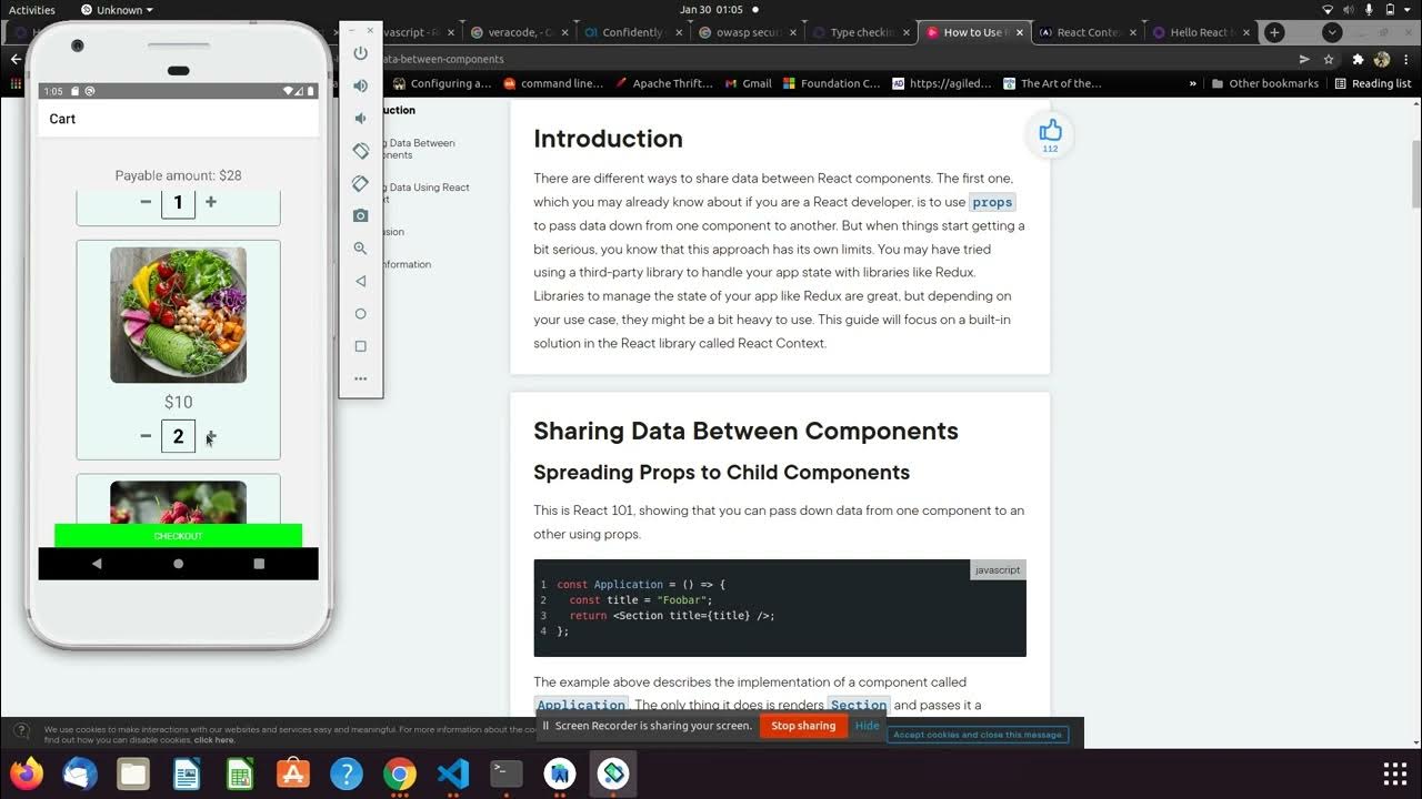 React Native Shopping Cart - YouTube