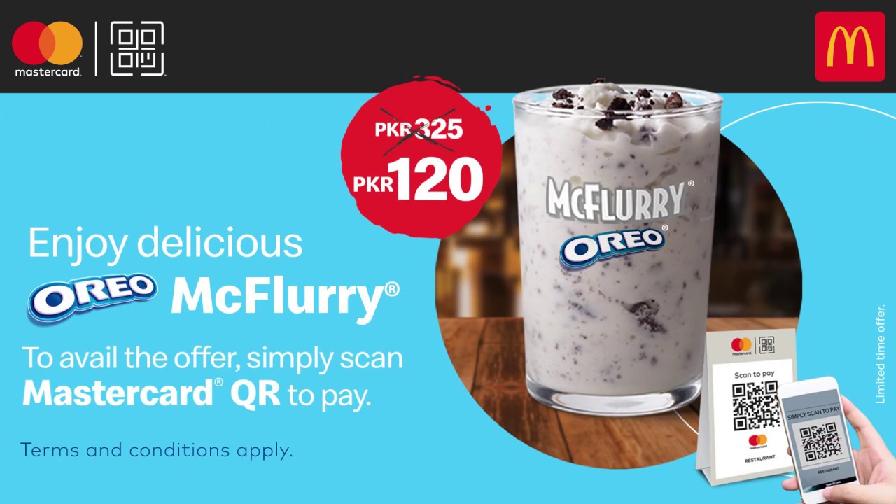 Mastercard QR - Oreo McFlurry - YouTube