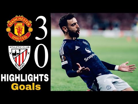 🔴 Manchester united vs athletic bilbao 3-0 | Highlights | ATH bilbao vs ...