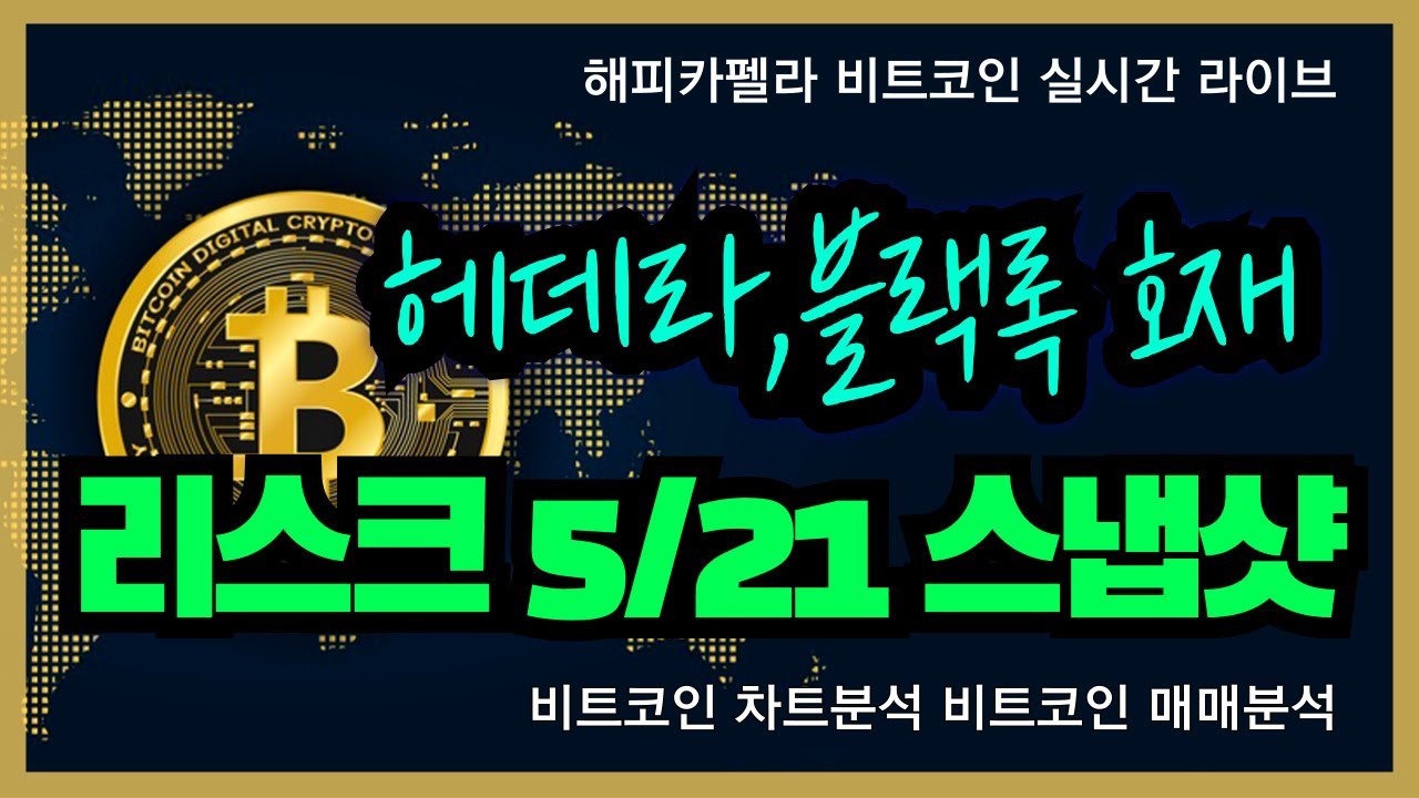비트코인 실시간 헤데라 블랙록 호재 리스크 스냅샷 일정 발표 424 아침💎비트코인 비트코인실시간 이더리움 리플