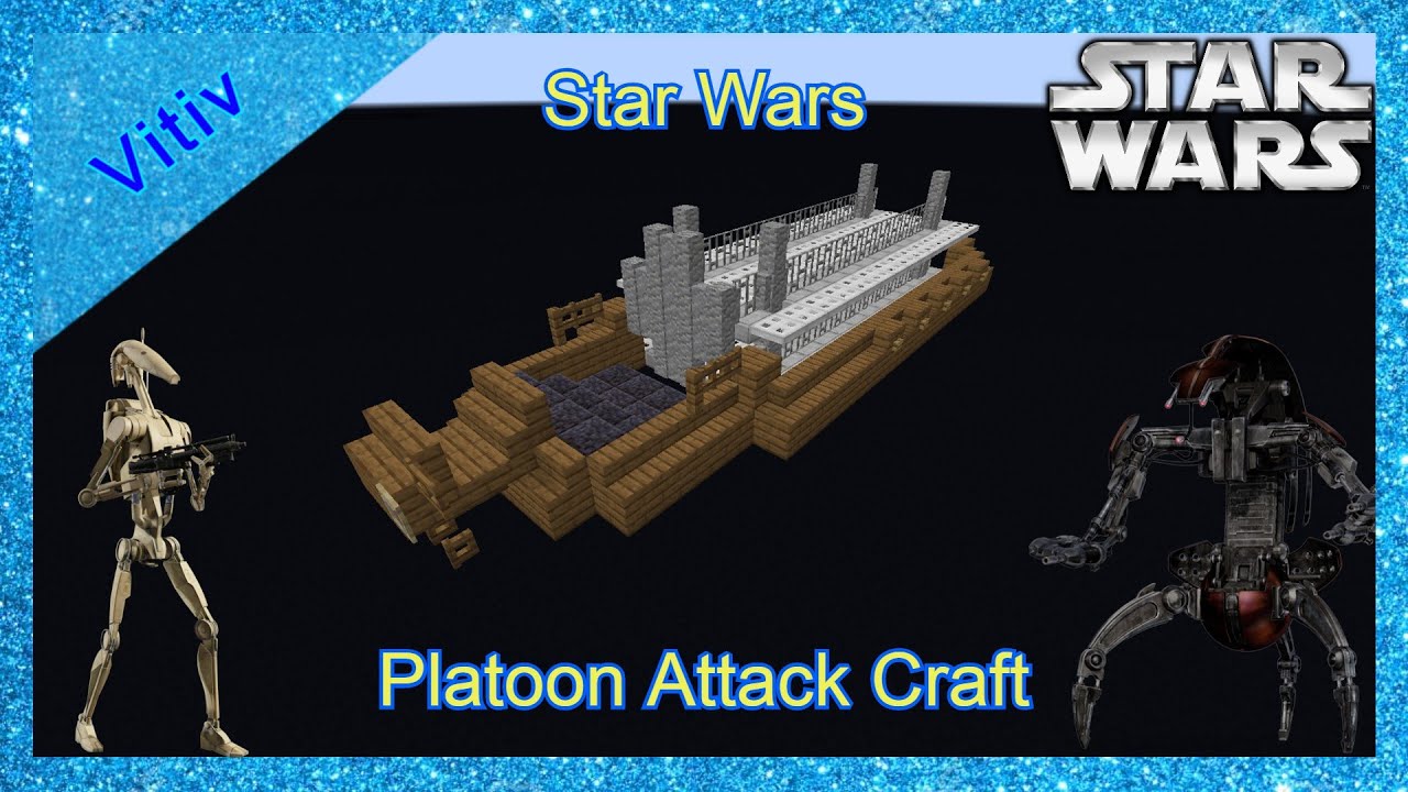 Star Wars Platoon Attack Craft 'PAC' in Minecraft - Tutorial - YouTube