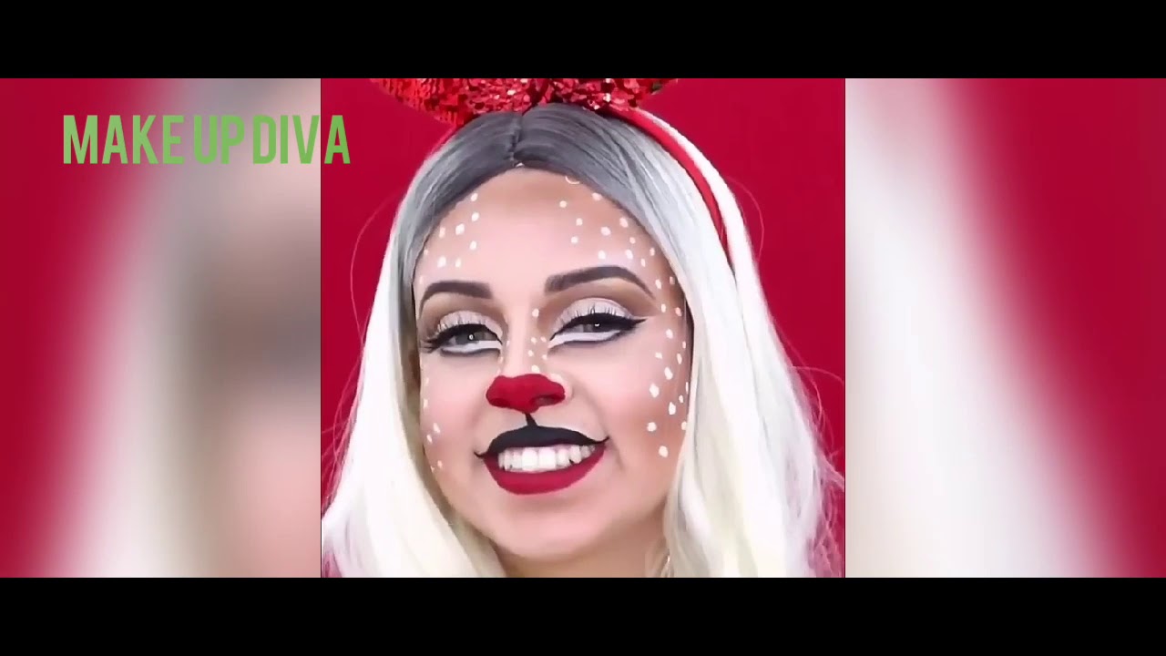 CHRISTMAS MAKE UP.....///////CHRISTMAS MAKE UP TUTORIALS COMPILATION...DECEMBER 2019.. - YouTube