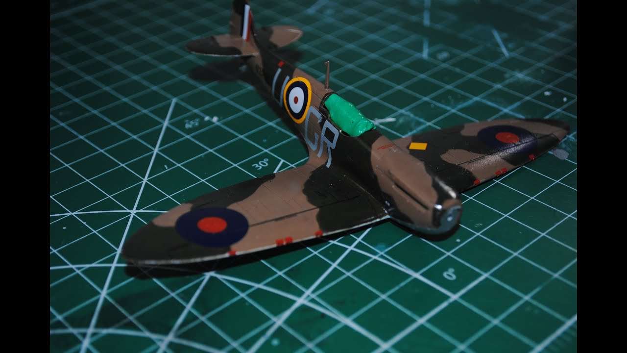 Airfix Supermarine Spitfire Step by Step Build - Part 4 Decals ...
