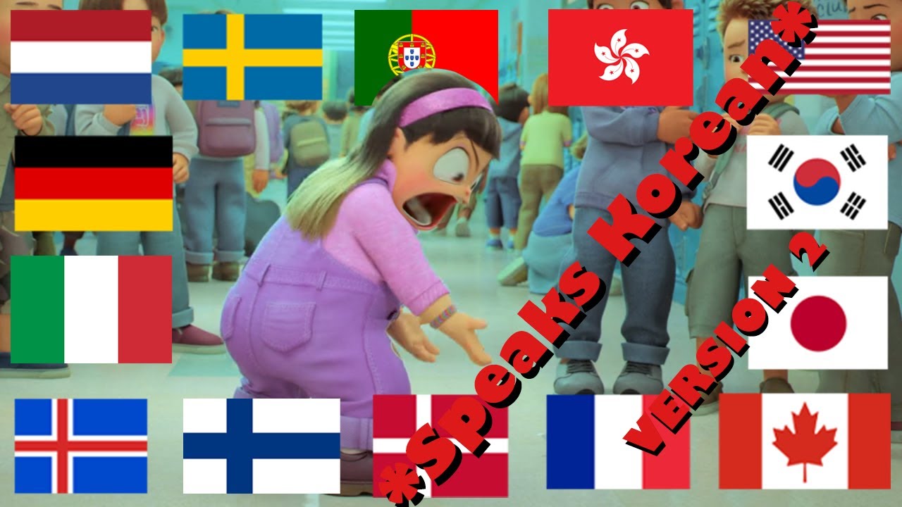 Abby Speaking Korean Multilanguage *Short Ver* // Turning Red - YouTube