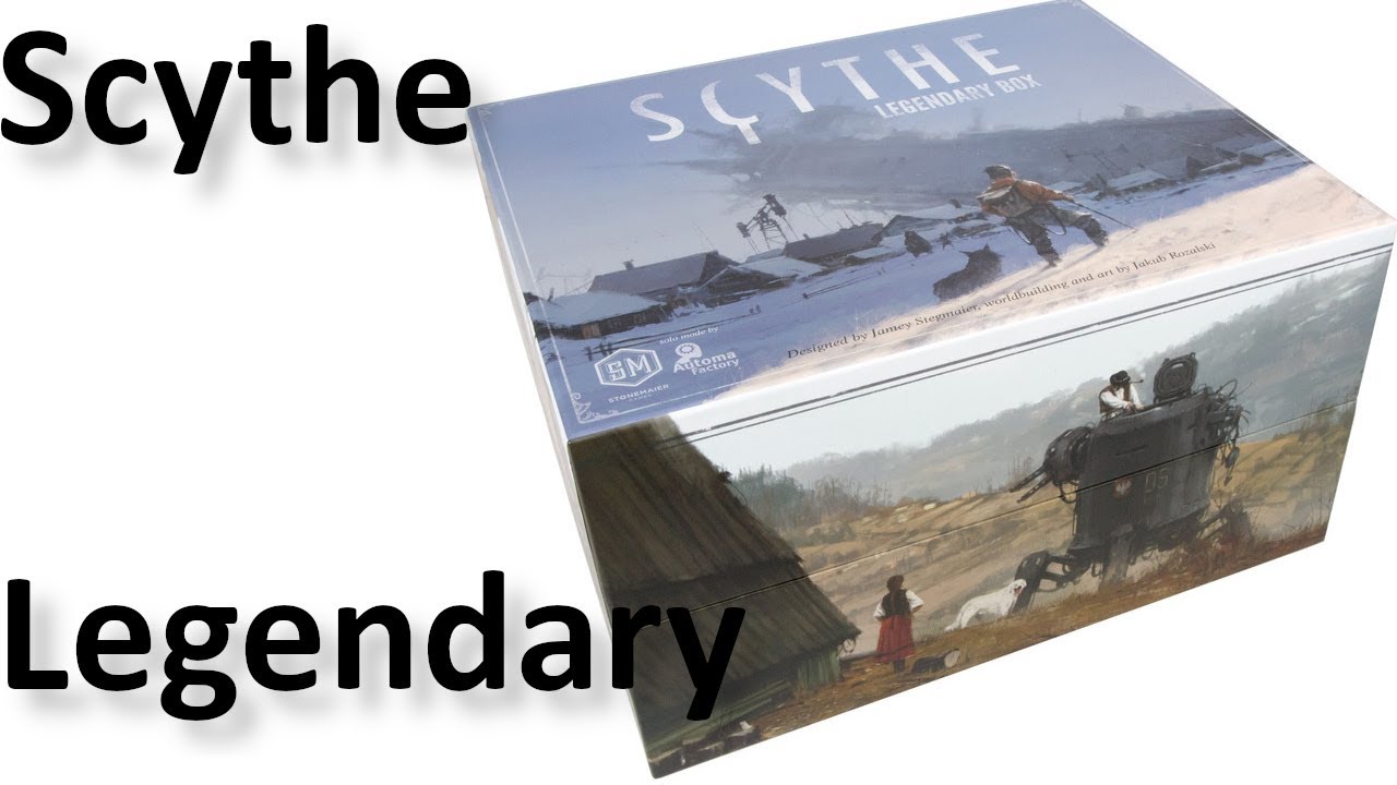 Scythe Board Game Legendary Box - Whats in the Box? - YouTube