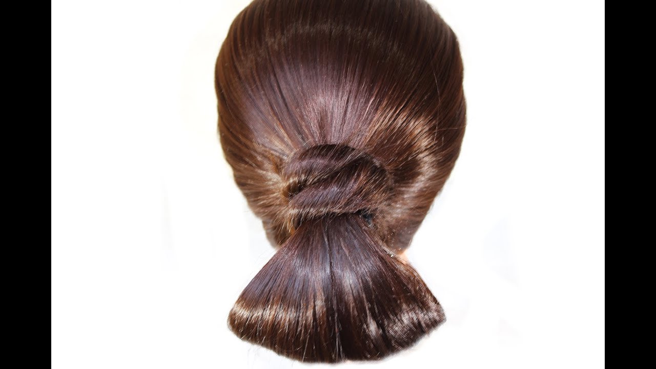 Simple and very fast hairstyle for every day - YouTube
