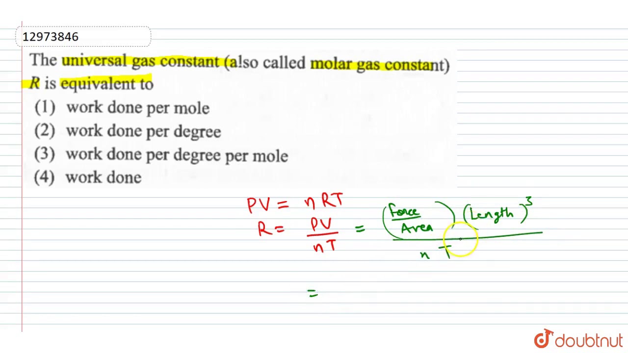 Gas Constant