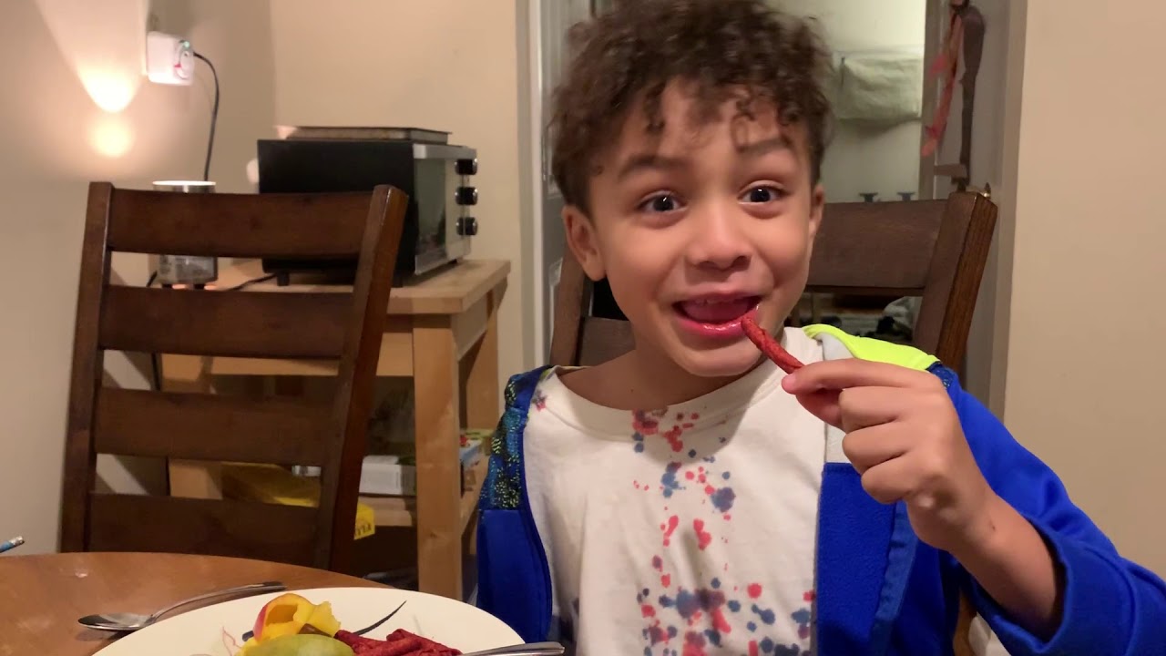 Eating Spicy Takis - YouTube