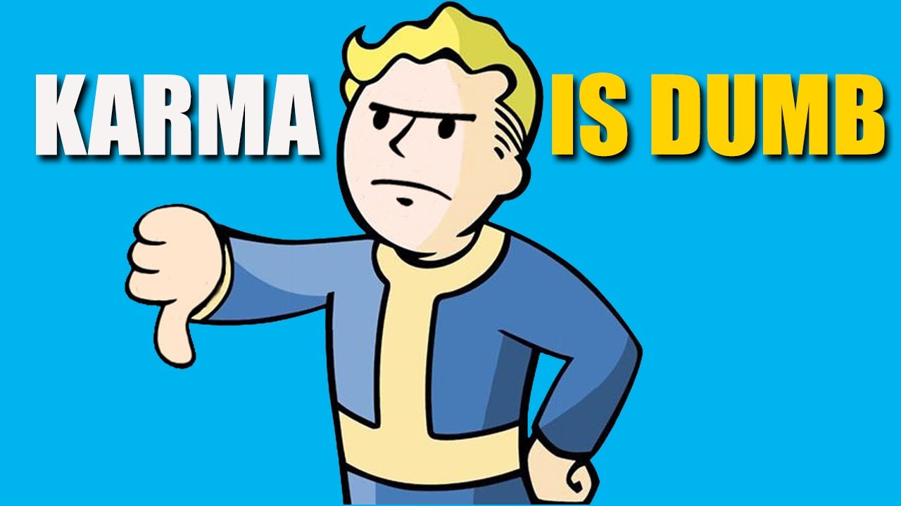 Fallout Karma Is Dumb - YouTube