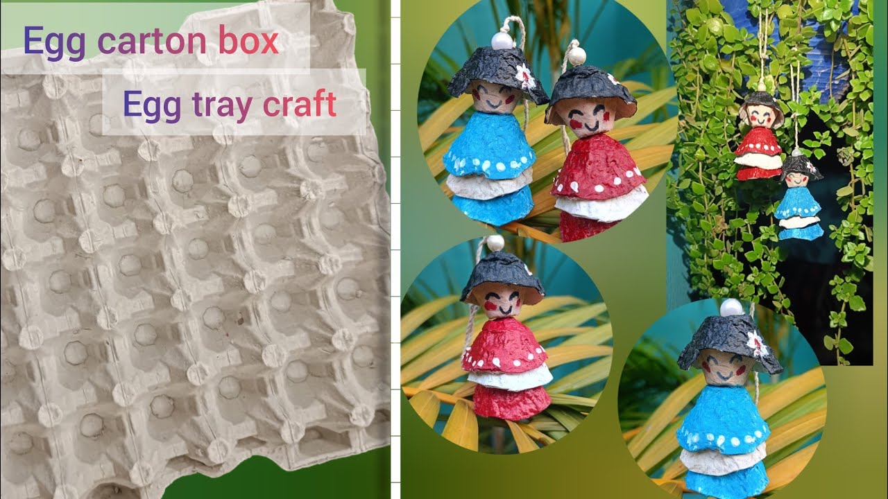 Easy Idea's From Egg Carton Box /Egg tray craft idea's 💡/Diy crafts ...