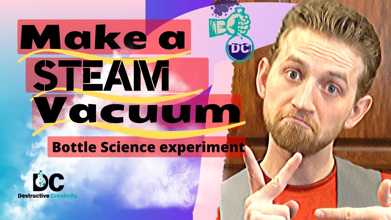 Steam Powered Vacuum experiment. -Cool science experiments! - YouTube