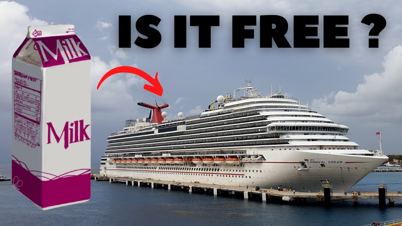 Can I Get MILK FOR FREE on a Cruise Ship? - YouTube