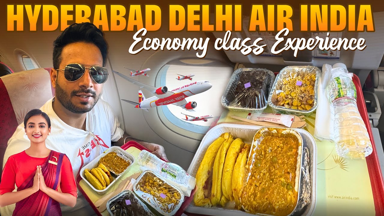 पहली बार सरकारी ख़र्चे में एयर इंडिया में यात्रा || AI 541 Air India ...