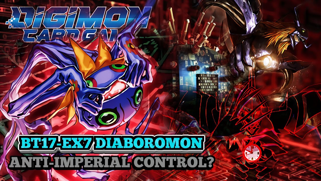 Digimon TCG | BT17-EX7 Diaboromon - A Counter to Imperialdramon? - YouTube
