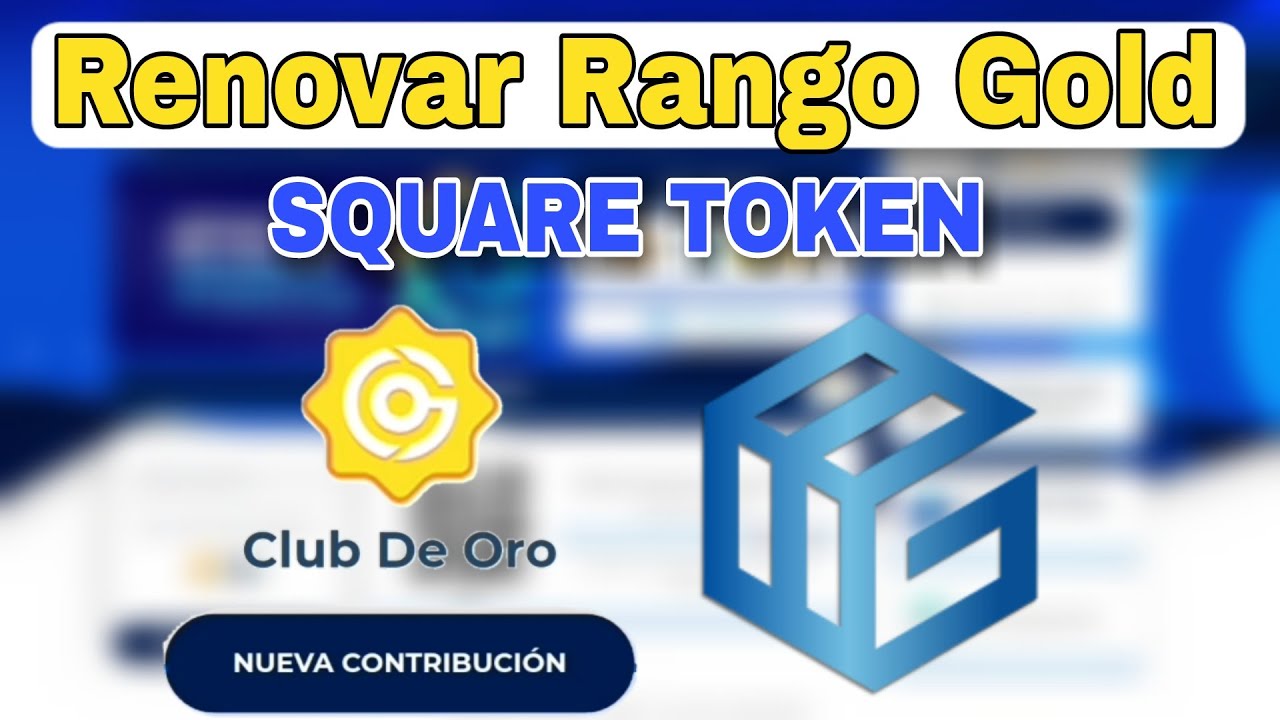 SQUARE TOKEN | Cómo pagar el Rango Gold con el Square token. - YouTube