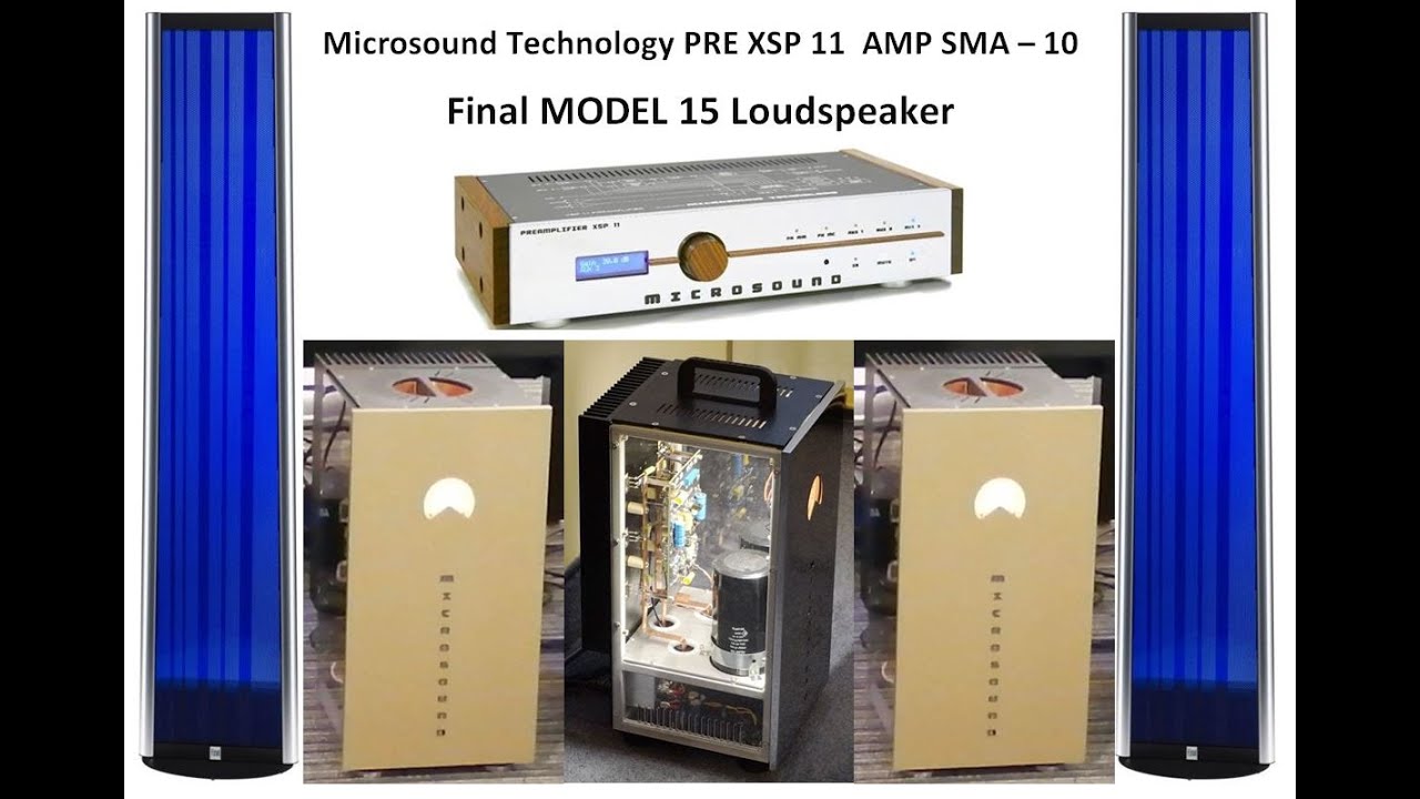 Microsound & Final MODEL 15 - YouTube