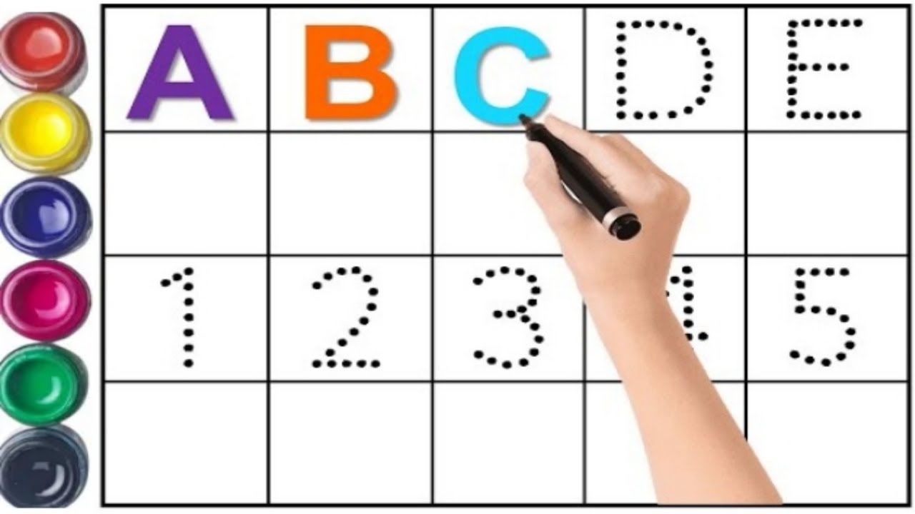 123, 1234 Numbers, Counting, kids, ABC, ABC song, Alphabet song ...