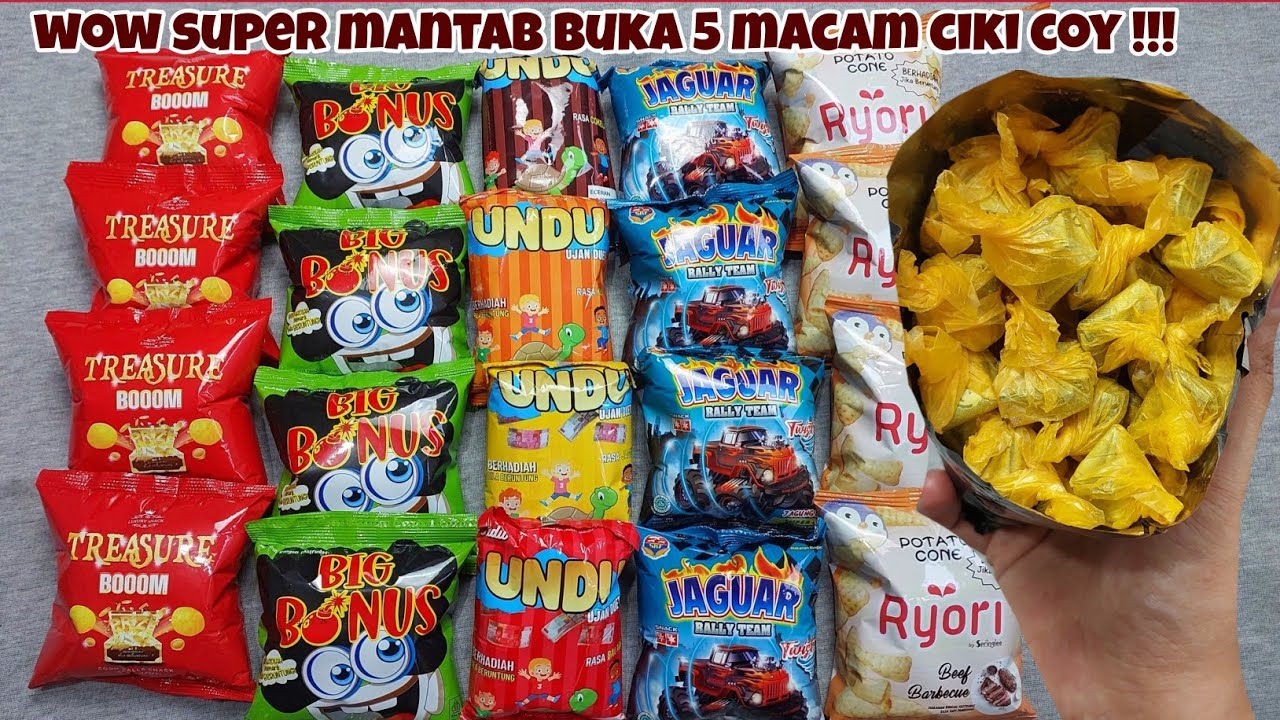 WOW SUPER MANTAB BUKA 5 MACAM CIKI BERHADIAH TERBARU !!! - YouTube