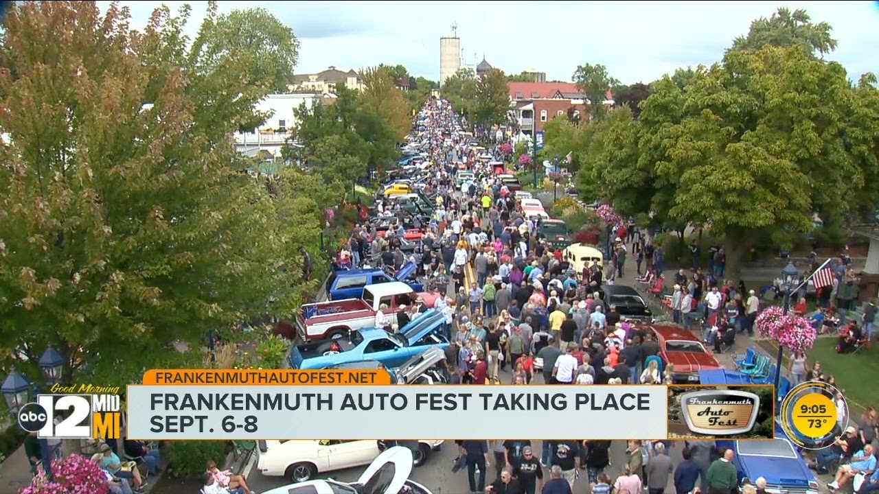 Frankenmuth Auto Fest taking place September 6-8, 2024 - YouTube