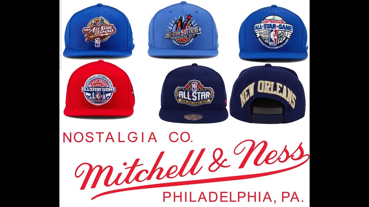 MITCHELL & NESS NBA ALL STAR GAME SNAPBACKS - YouTube