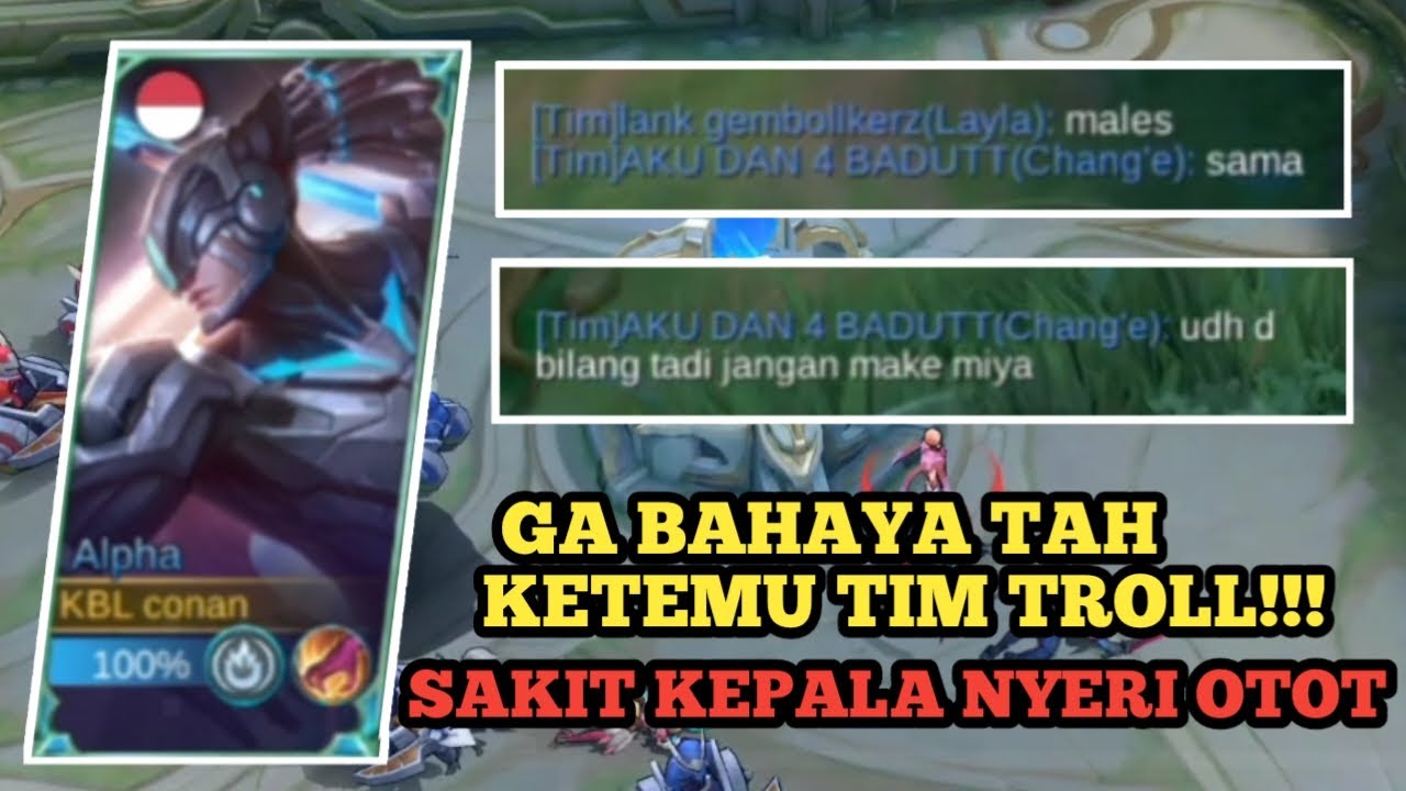 HARI HARI DAPAT TIM TROLL BIKIN SAKIT KEPALA AJA - YouTube