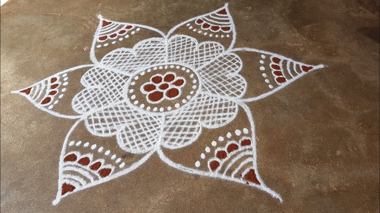 Aadi matham special //Friday Kolam//easy rangoli//Pandaga muggulu//67 ...