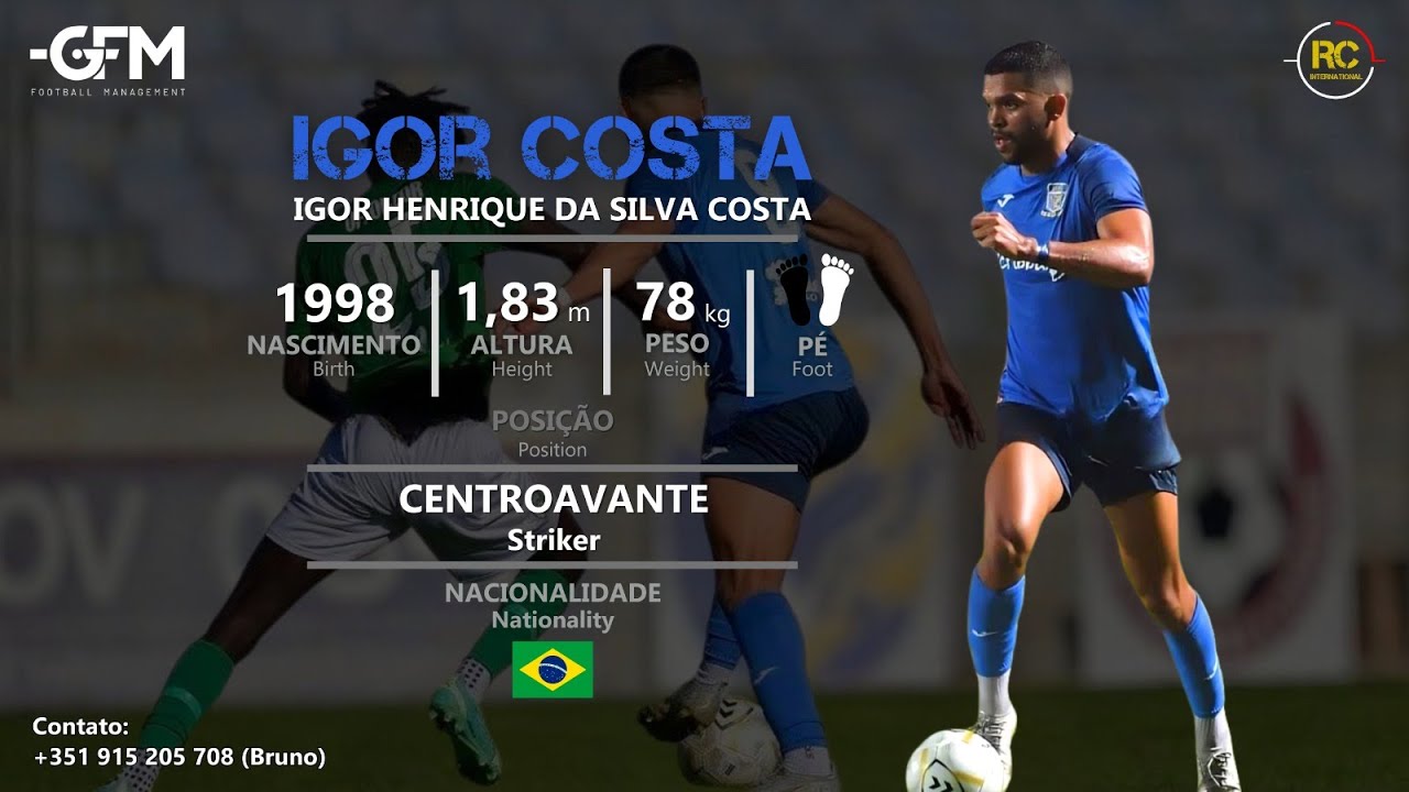 Igor Costa - Centroavante (Striker) - 2025 - YouTube