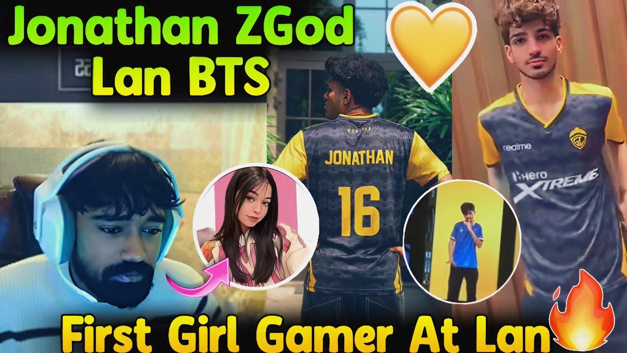 Jonathan ZGod Lan BTS💛 Neyoo Frustrated😳 First Girl Gamer At Lan Event🔥 ...