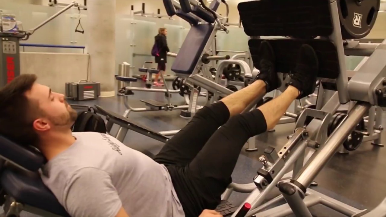 HOW TO - leg press with 3 diffrent angles - YouTube