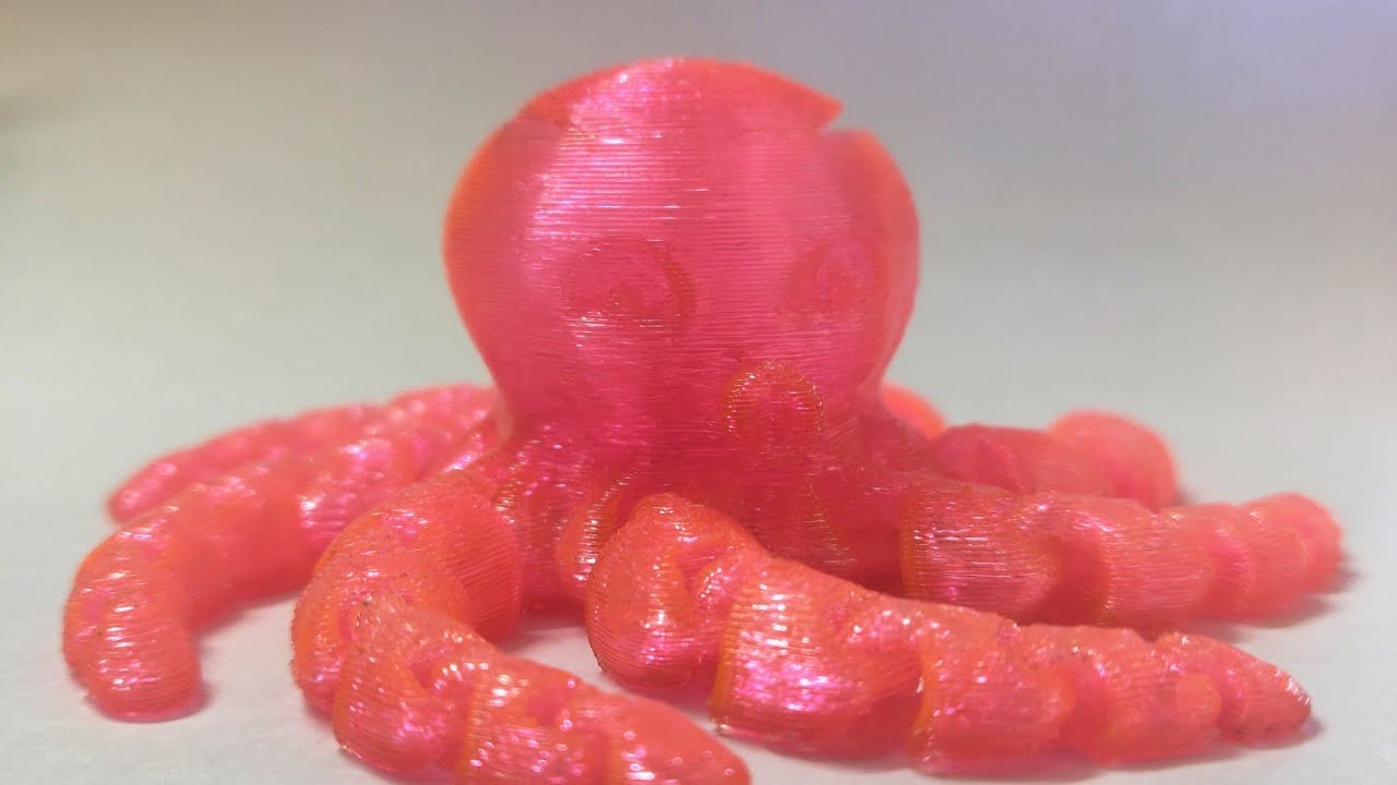 Mini octopus 3d printing - YouTube