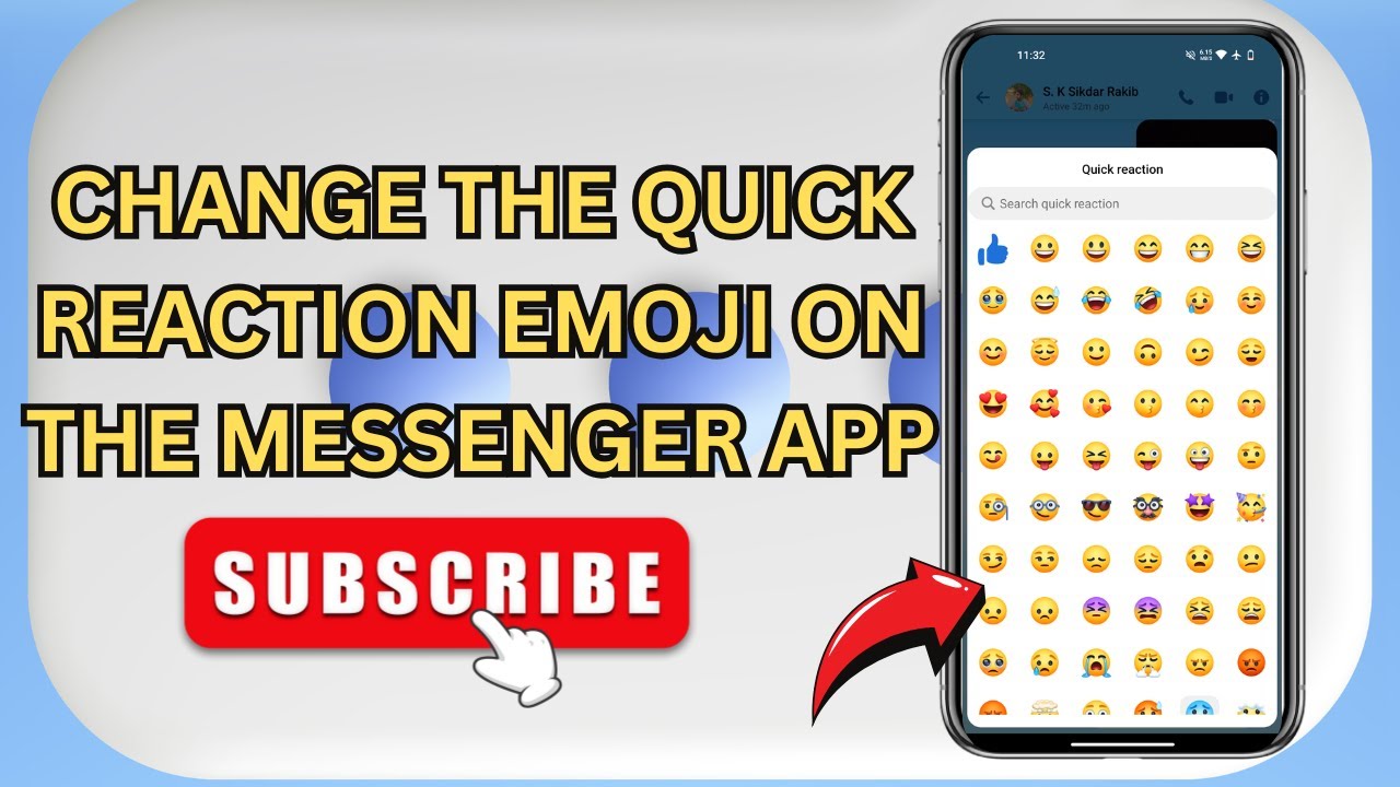 How to Change the Quick Reaction Emoji on the Messenger App - YouTube