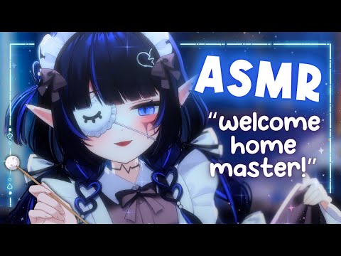 【3DIO ASMR】British Maid Pampers You 💙 (Ear-Cleaning, Soft-Whispers...) Relaxing Roleplay