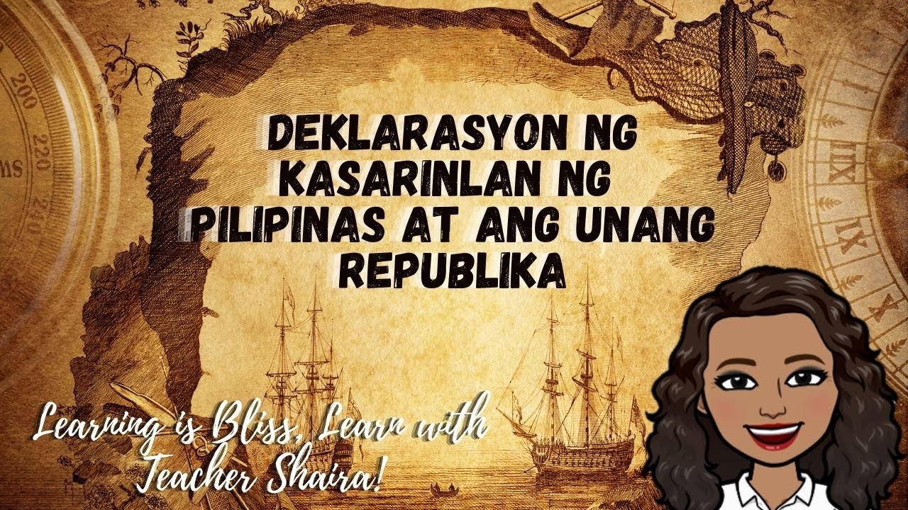 Deklarasyon ng Kasarinlan ng Pilipinas at Ang Unang Republika - YouTube