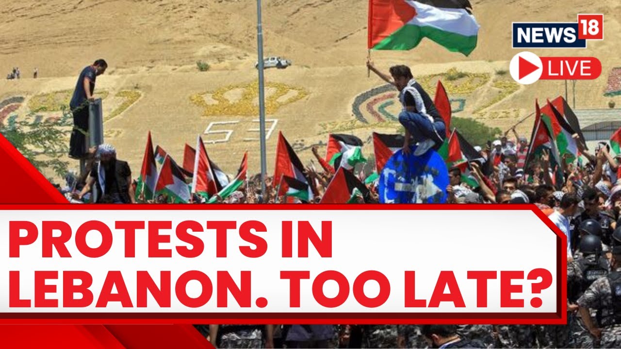 Israel Palestine News LIVE | Pro-Palestinian Protest At Lebanon Border ...