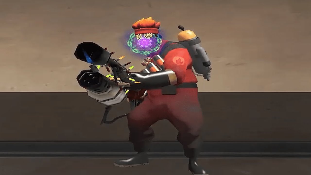 My Favorite TF2 Pyro Unusual: Kaleidoscope Fire Fighter - YouTube