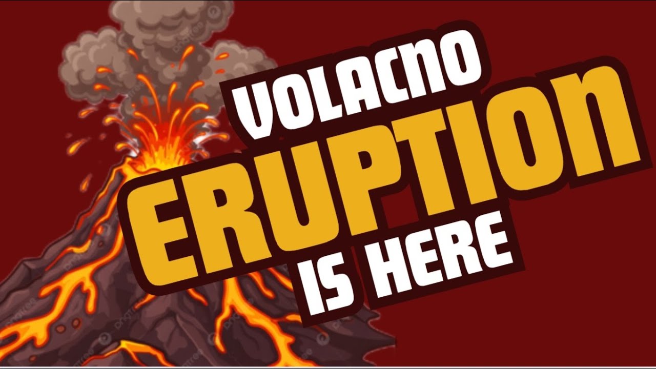 I make a VOLCANO erupt with my friend, sister and dad - YouTube