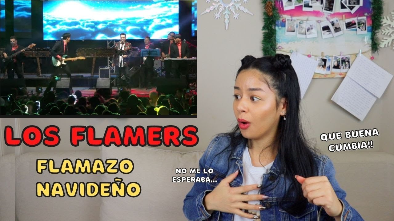 REACCIONO por PRIMERA VEZ a LOS FLAMERS | Flamazo Navideño EN VIVO ...