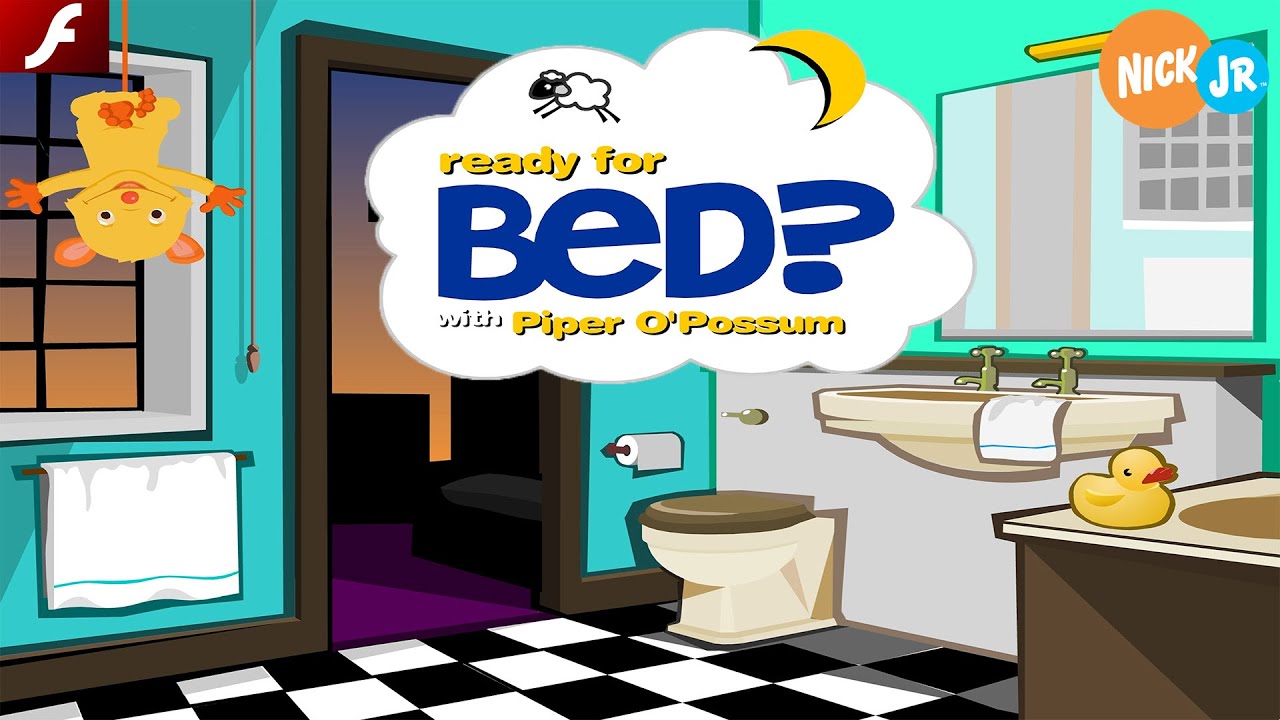 Ready for Bed? with Piper O'Possum (Flash) - Nick Jr. Games - YouTube