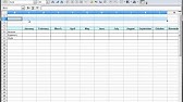 Spreadsheet Tutorial - Libre Office, Calc - YouTube