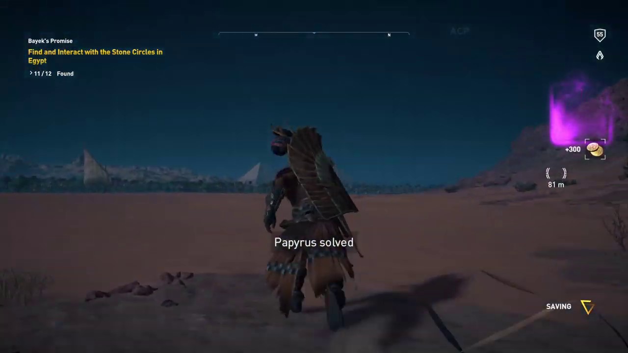 Burning Bush | Assassin's Creed Origins | Papyrus - YouTube