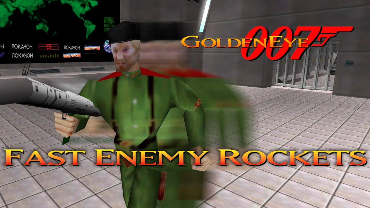 GoldenEye 007 N64 - Fast Animation Enemy Rockets (Part 1/4) - YouTube