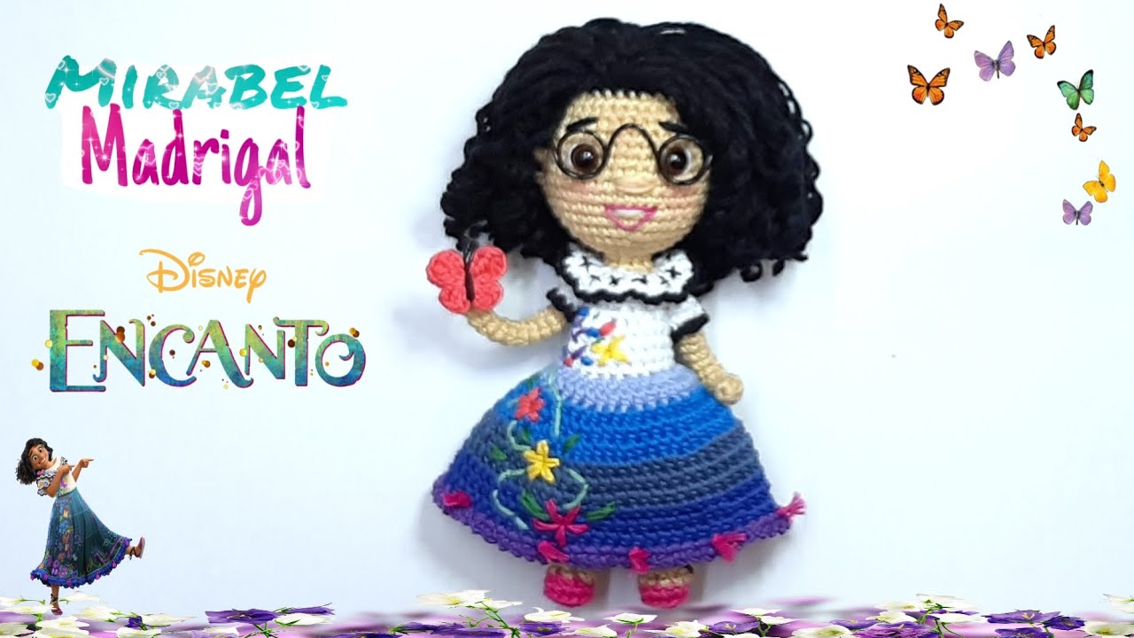 💞 MIRABEL MADRIGAL - ENCANTO DISNEY / TUTORIAL PASO A PASO ( TERCERA ...